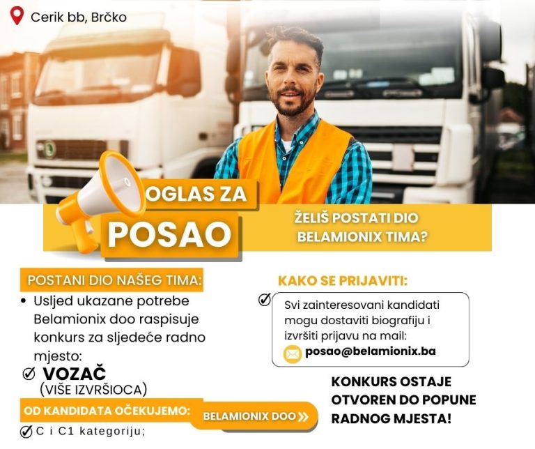 Želiš li postati dio našeg tima? - Belamionix